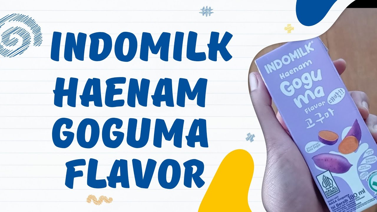 REVIEW INDOMILK HAENAM GOGUMA FLAVOR‼️#indomilkgoguma #indomilk # ...