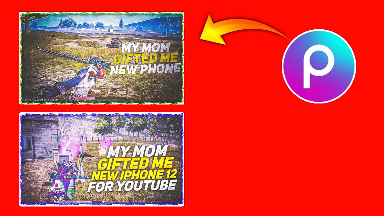 how to make bgmi montage thumbnail in picsart - YouTube