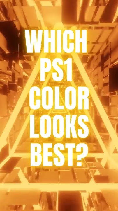 Which PS1 Color Looks the Best? Red, Grey, or Black? 🤔 Drop your favorite in the comments! # ...