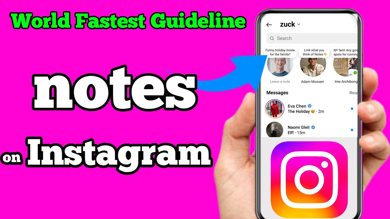 how to post on instagram notes - YouTube