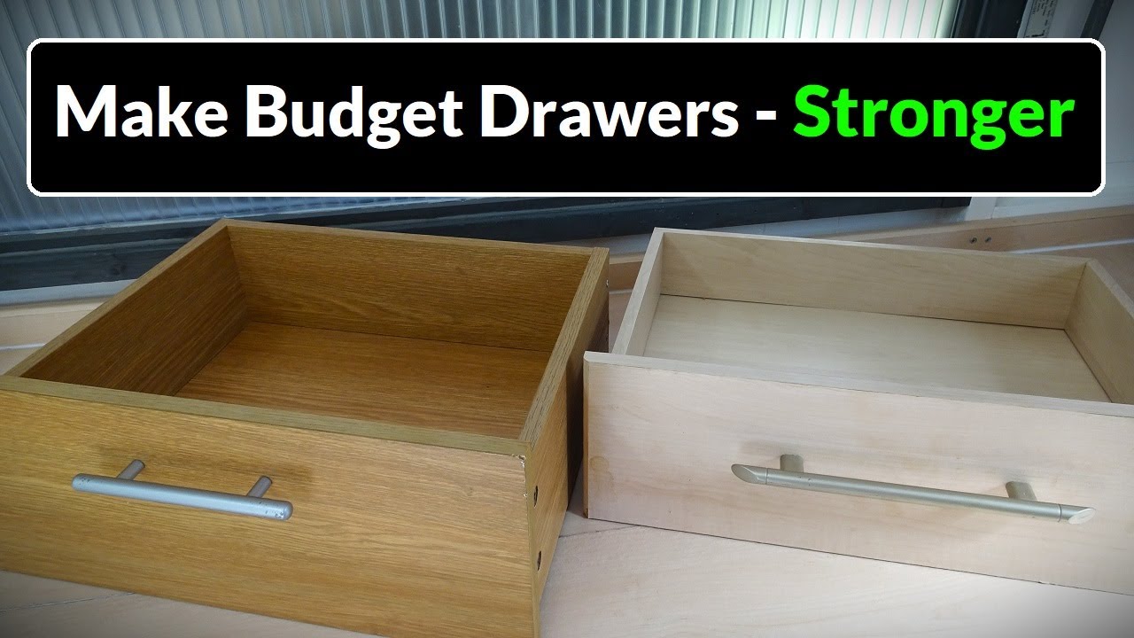 How to Stiffen up Budget Furniture Drawers & make them Stronger (DIY ...