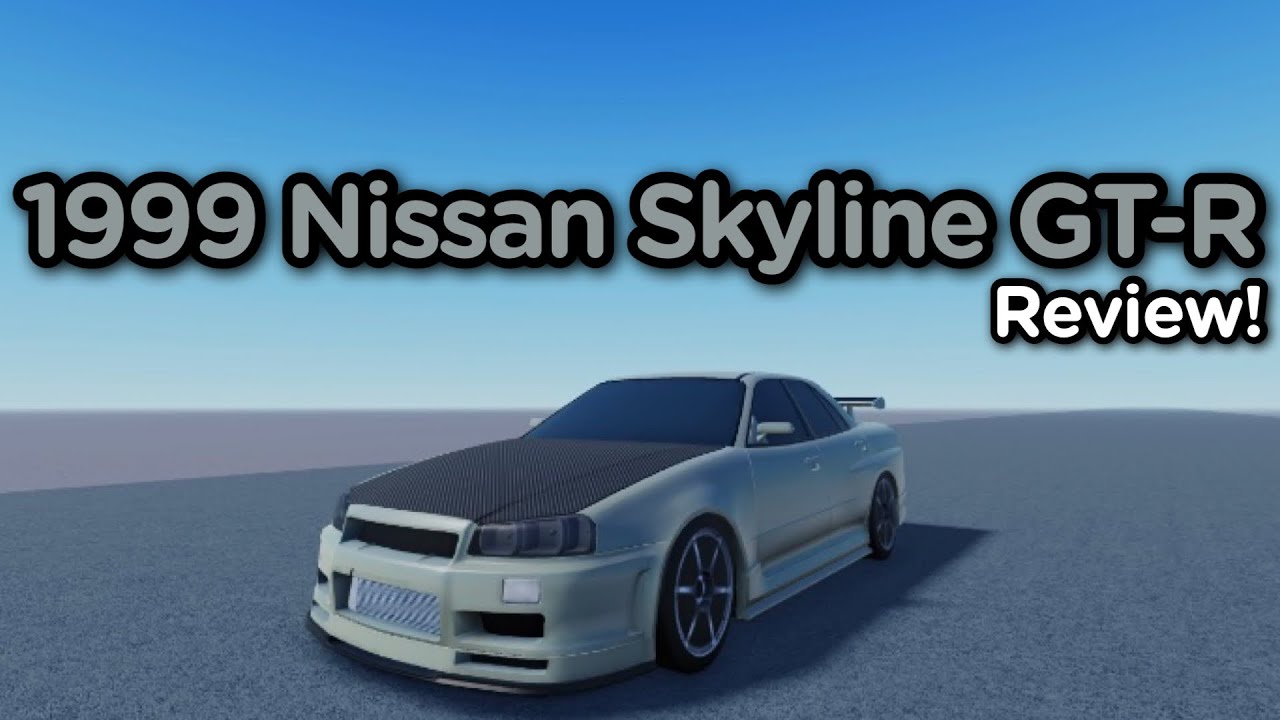 1999 Nissan Skyline GT-R Sedan Review! - Roblox - YouTube