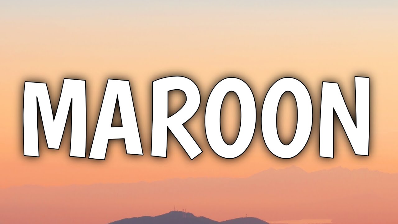 Taylor swift - Maroon ( Lyrics ) - YouTube