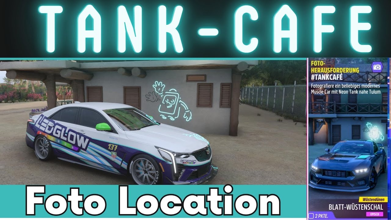 Fh5 Foto Herausforderung Tankcafe Location #Tankcafe - YouTube