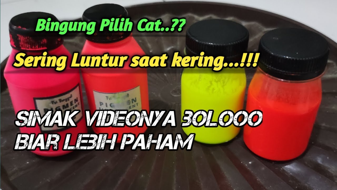 Tips Memilih Cat Untuk Pelampung Mancing Dan Cara Menggunakannya - YouTube