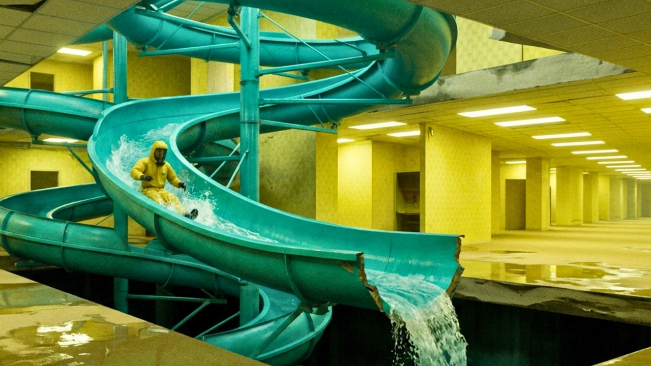 The Backrooms Extreme Water Slide (found footage) - YouTube