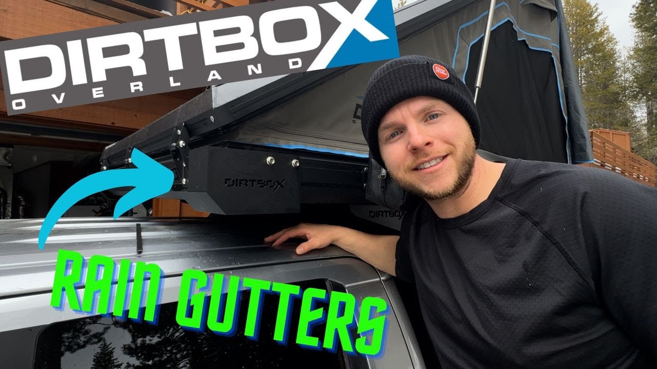 Dirtbox Overland Rain Gutter Review and Installation! - YouTube