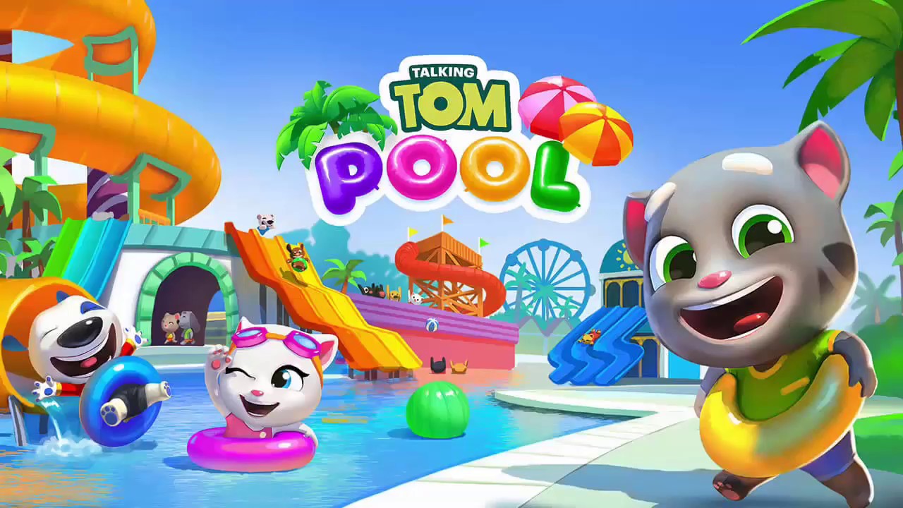 Talking Tom Pool - Jump In! (Official Launch Trailer)-Konuşan tom havuz ...