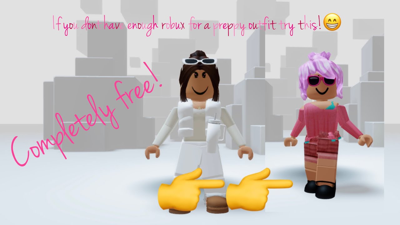 FREE preppy outfit if you dont have bobux (full tutorial) - YouTube