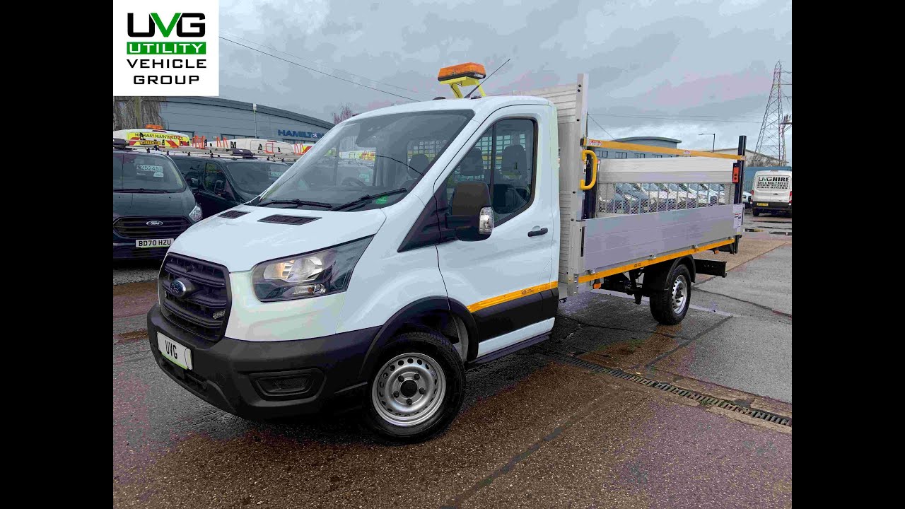 2022 72 Reg Ford Transit Dropside Tail Lift Traffic Management 2.0 XLWB ...
