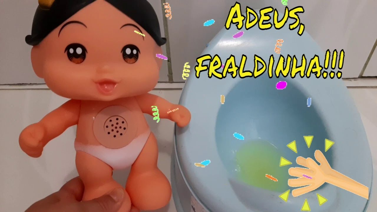 Adeus fraldinha...Tirando a fralda com Mônica e Magali. 🤩 - YouTube