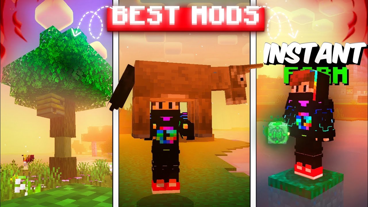 🔥 Best Minecraft PE Mods/Add-Ons! 🚀 (Must-Have) - YouTube