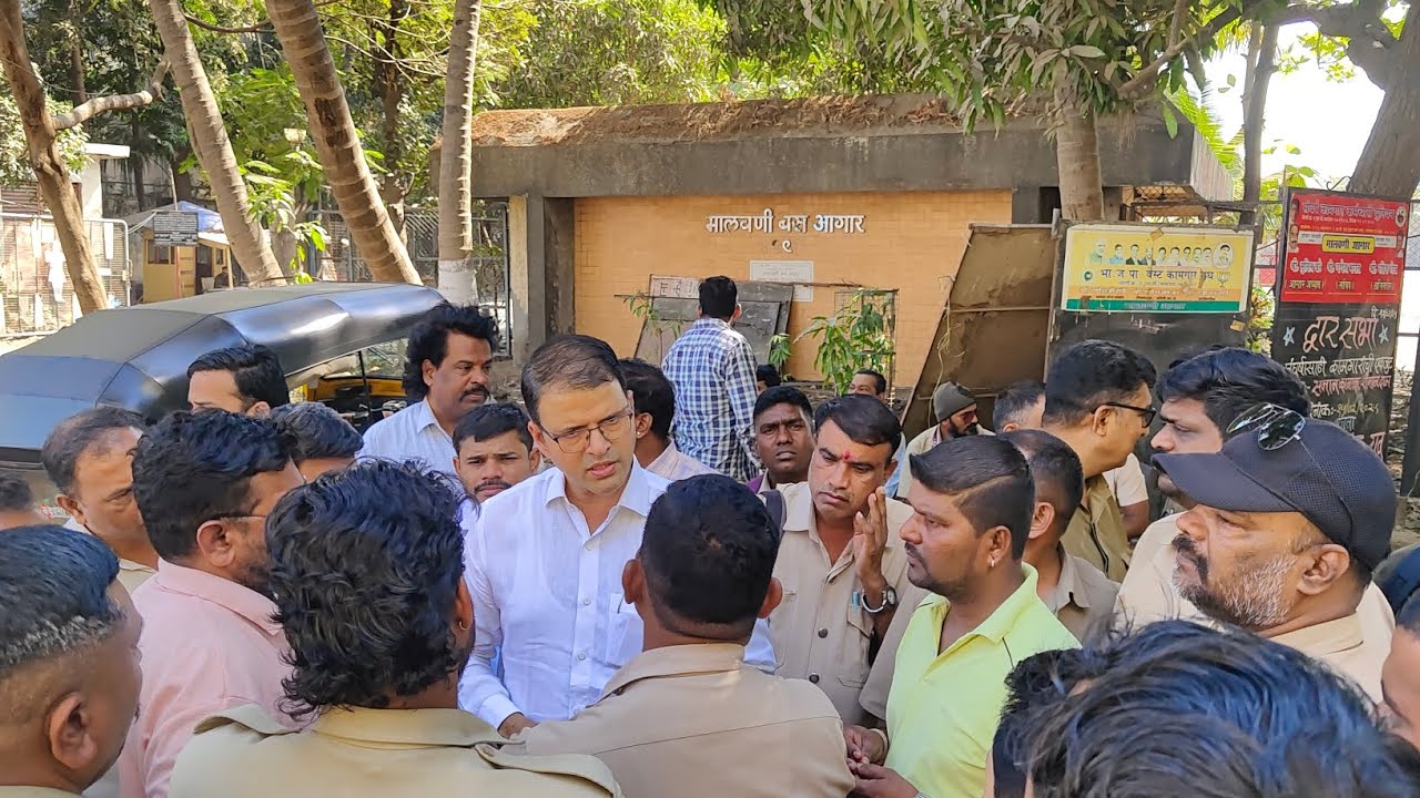 malwani depo Sangharsh kamgar union/ leader Shashank Rao bhashan - YouTube