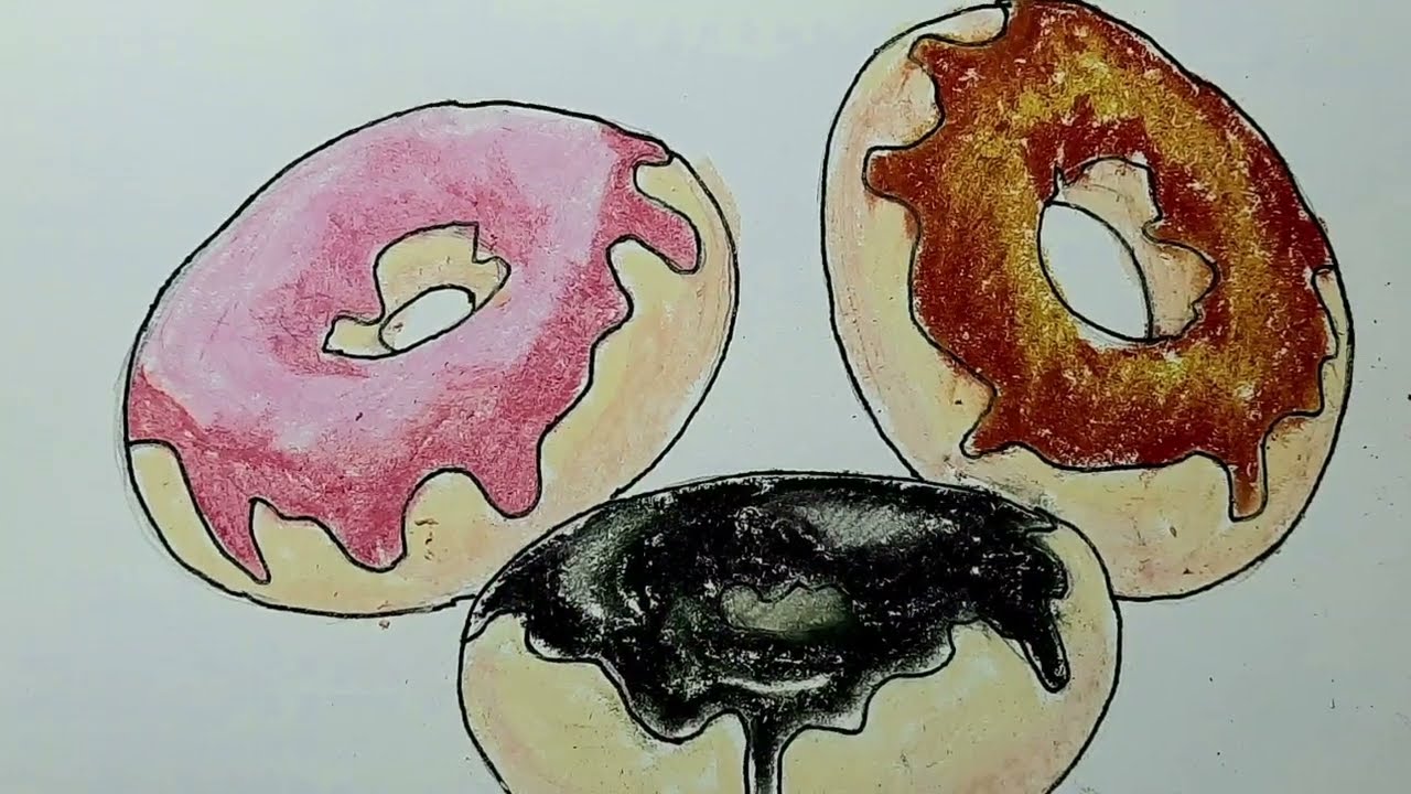 How to Draw for Kids | How to Draw Donut |Drawing Doughnut Easy - YouTube