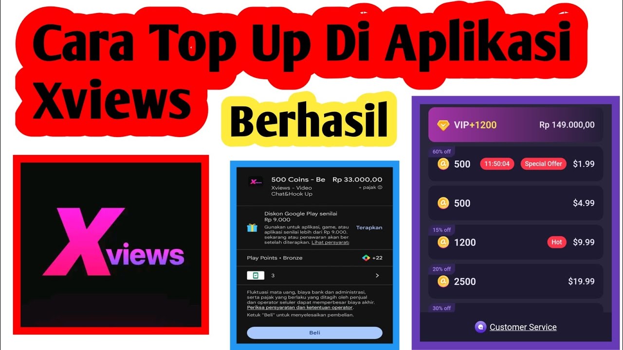 Cara Top Up Di Aplikasi Xviews | Top Up Xviews - YouTube