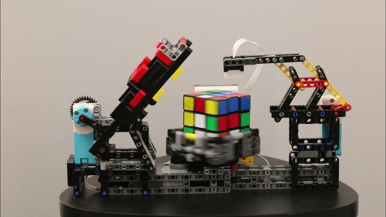 LEGO SPIKE Rubik's Cube Solver based on David Gilday's PrimeCuber / High Speed with High ...