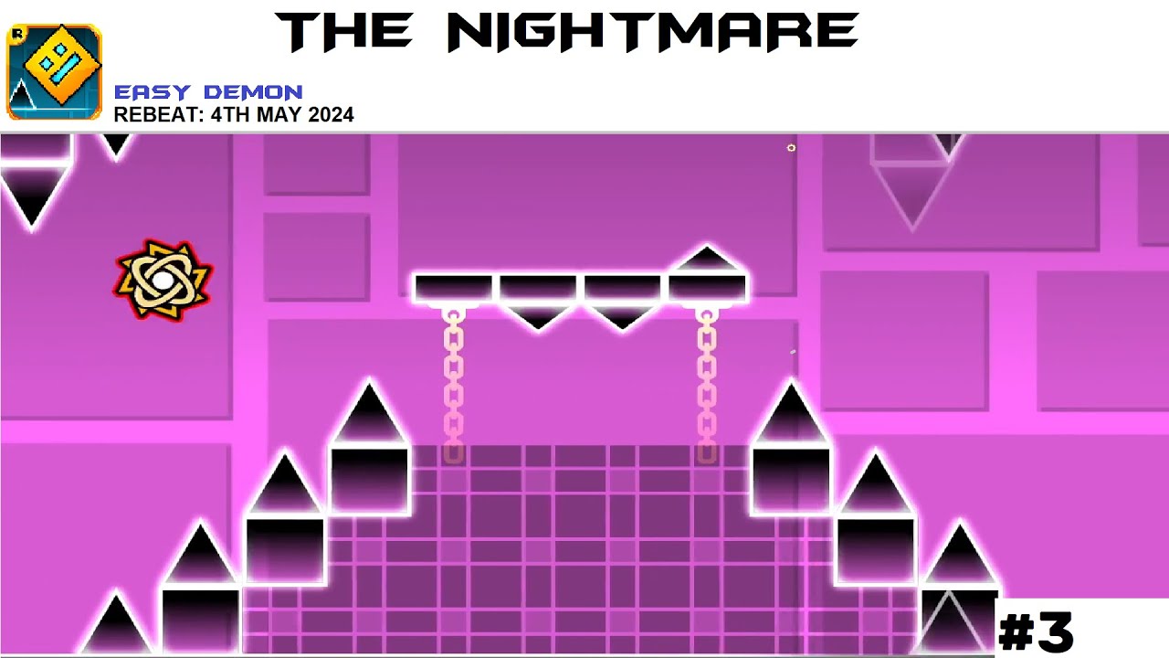 [3rd] The Nightmare by Jax 100% (Easy Demon) | Geometry Dash - YouTube