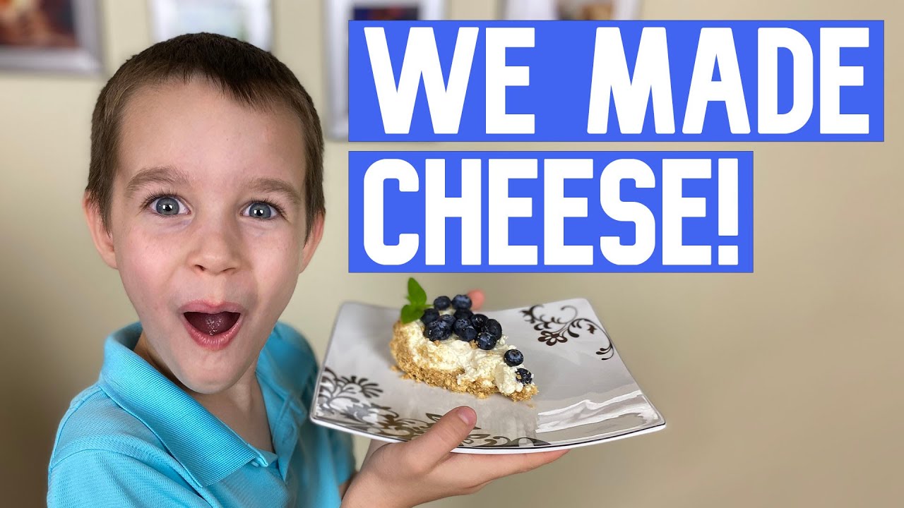We Made Our Own Cheese - Kids Can Cook, Too! - YouTube