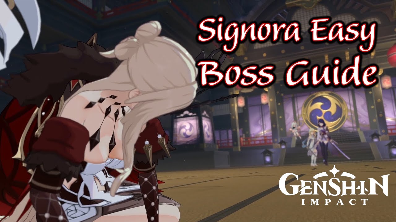 La Signora Easy Boss Guide | Genshin Impact - YouTube