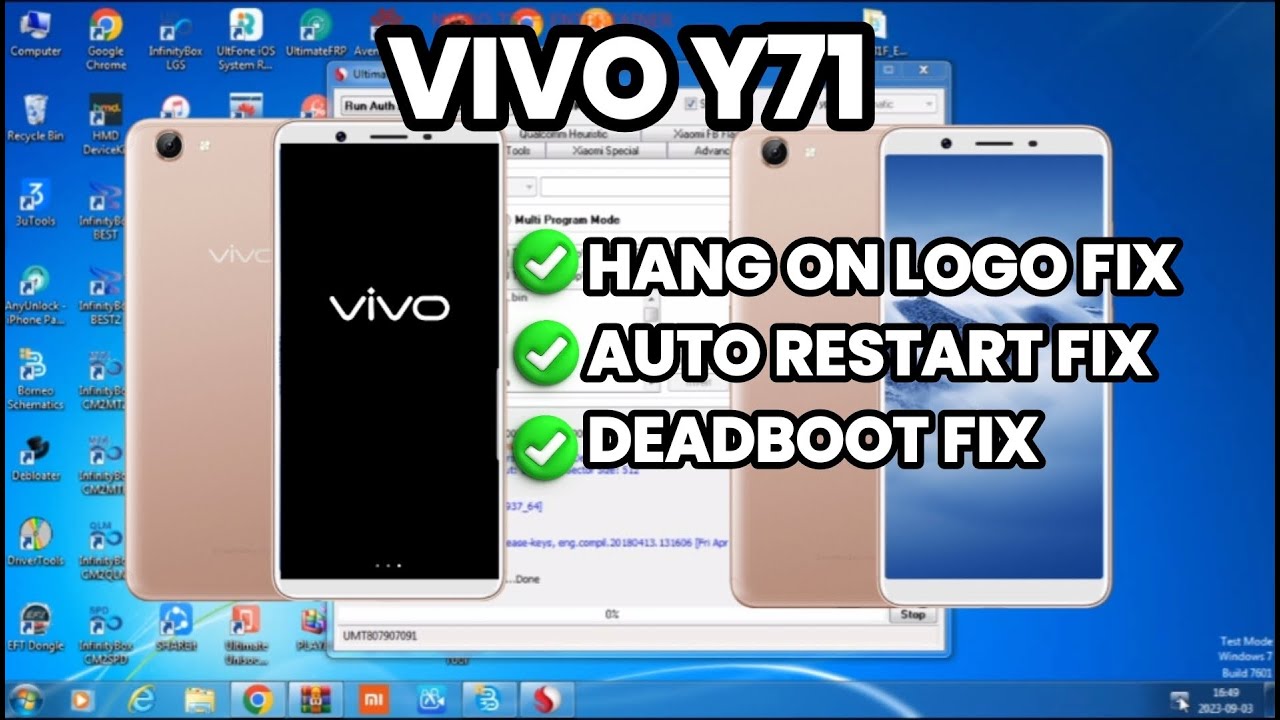 VIVO Y71 HANG ON LOGO/VIVO 1724 DEAD BOOT REPAIR/FIRMWARE FLASHING ...