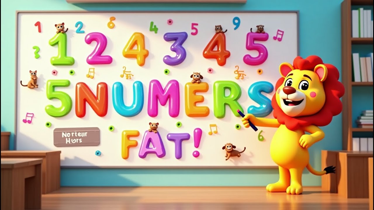 [3D] Study Numbers 1 to 10 for Kids | Counting Song & Dance with Toki ...
