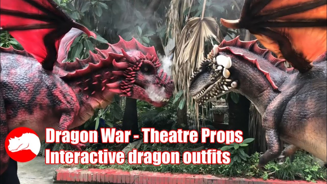 Dragon War Theatre Props / Suits - Dragon Alive Show Costumes - YouTube