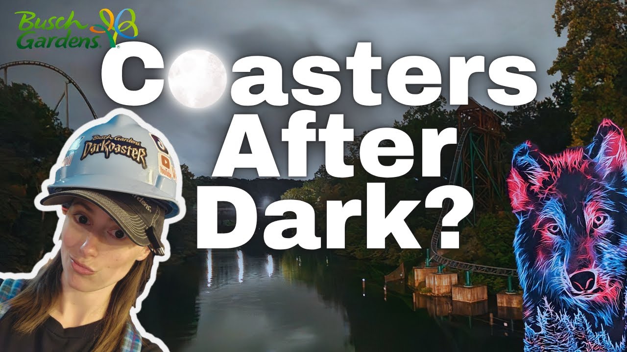 COASTERS AFTER DARK! EMPTY PARK! NO WAIT TIMES! WORTH IT? - YouTube