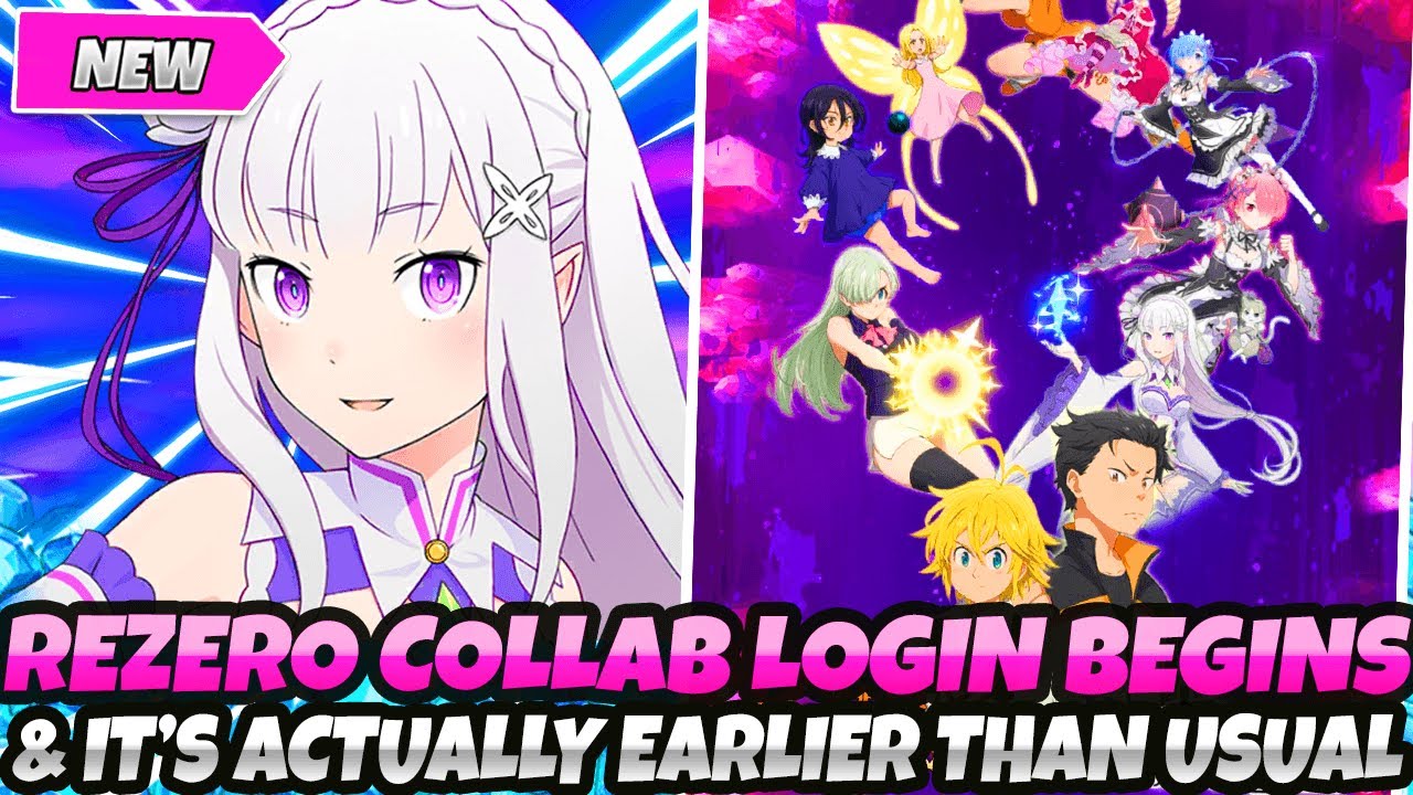*THE RE:ZERO COLLAB LOGIN EVENT IS HERE EARLY* NEXT BANNERS DROP A DAY ...