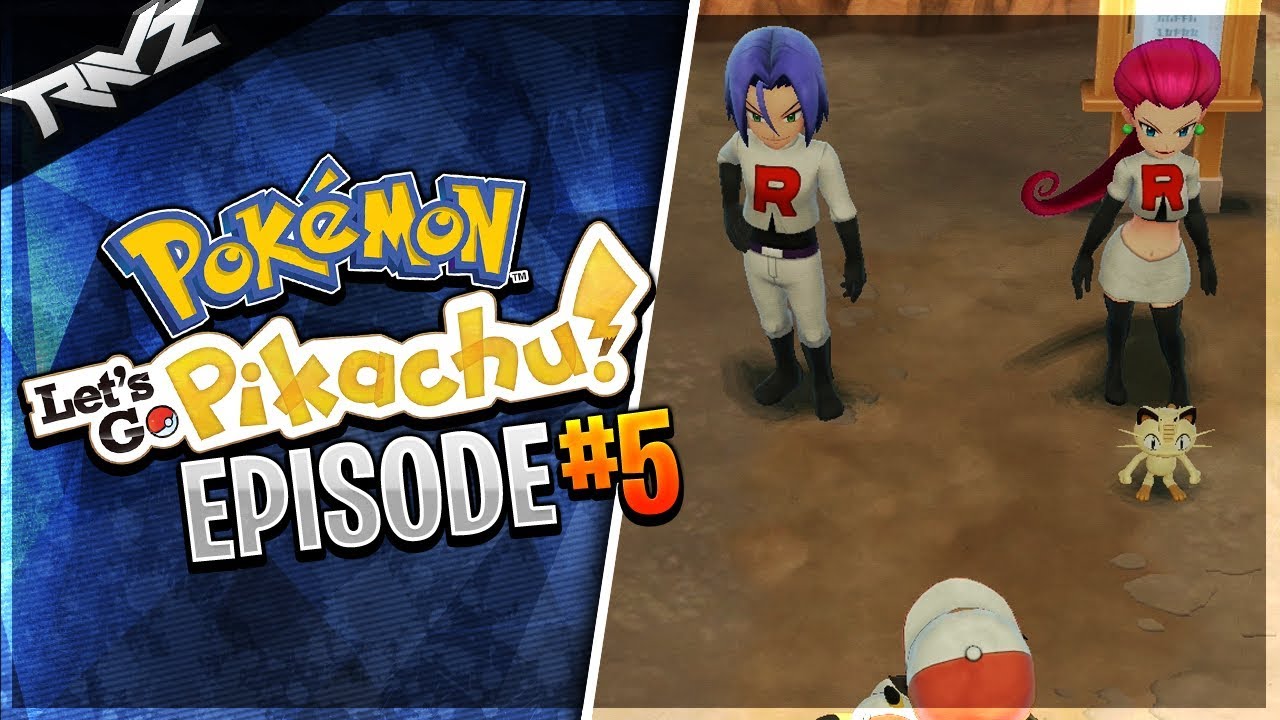 Pokemon Lets Go Pikachu: Episode 5 | TEAM ROCKET EMERGE! (Pokemon Lets ...