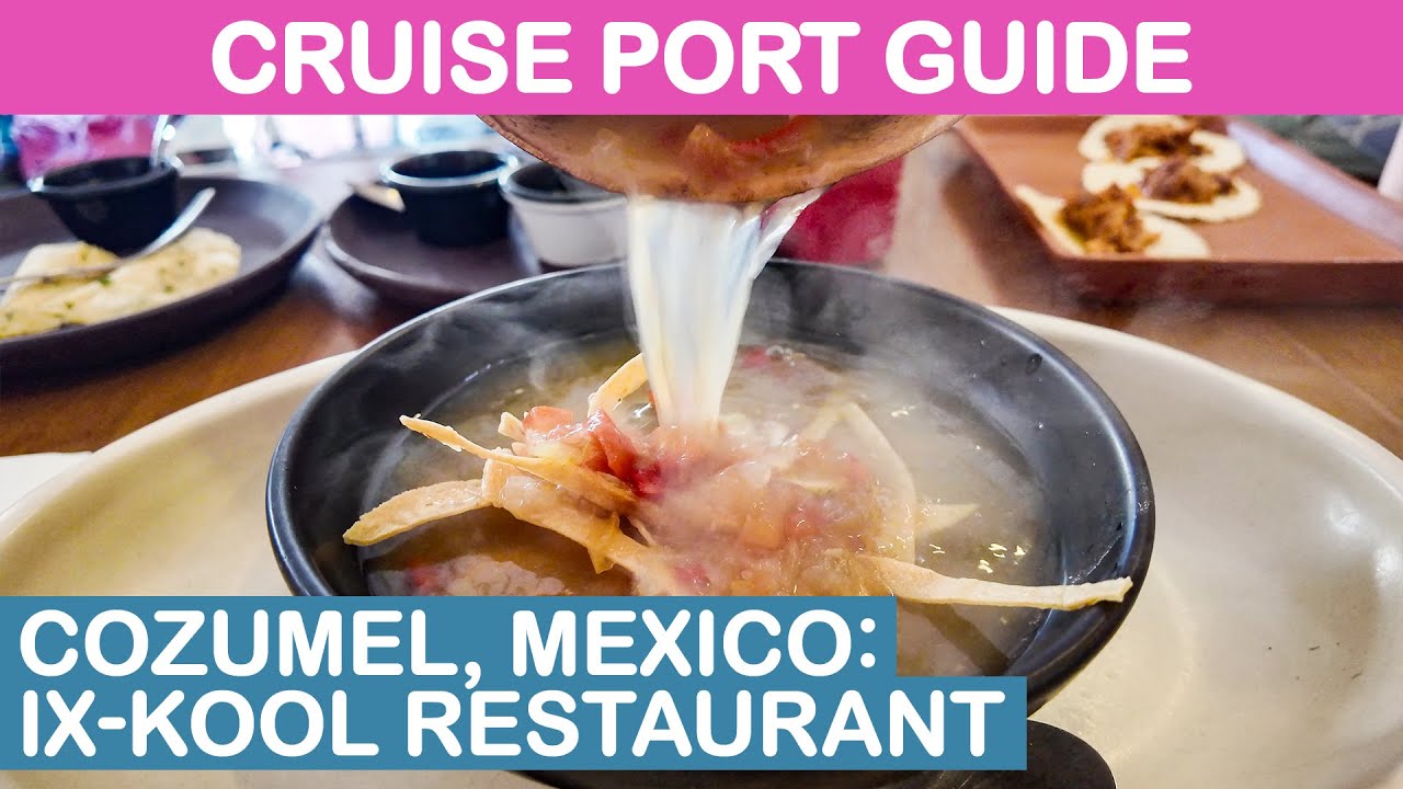 Cozumel, Mexico Cruise Port Guide: Ix Kool Mayan Restaurant - YouTube