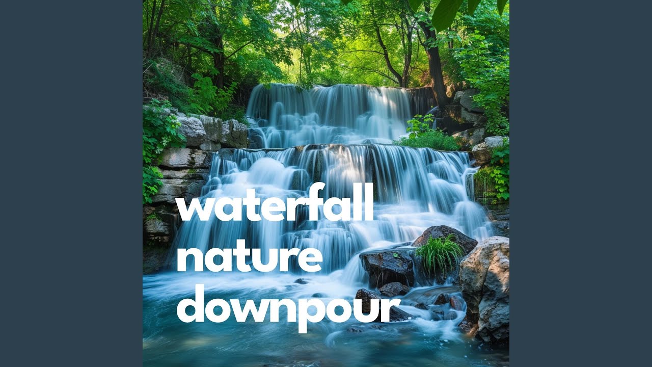 Soothing Distant Waterfall Stream - YouTube