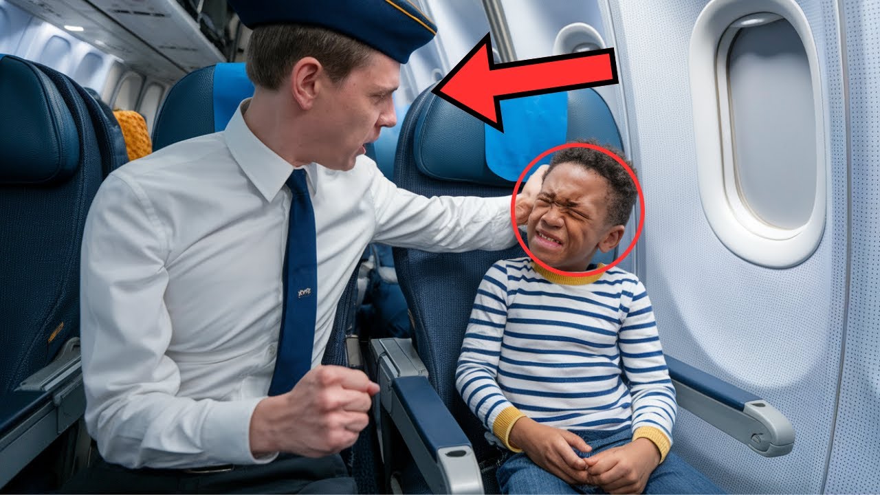 Flight Attendant Punches Black Boy, But He Didn't Know His Father Owns ...