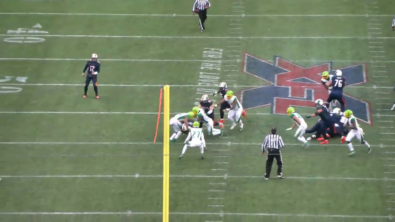 Marcelis Branch XFL Highlight Tape - YouTube