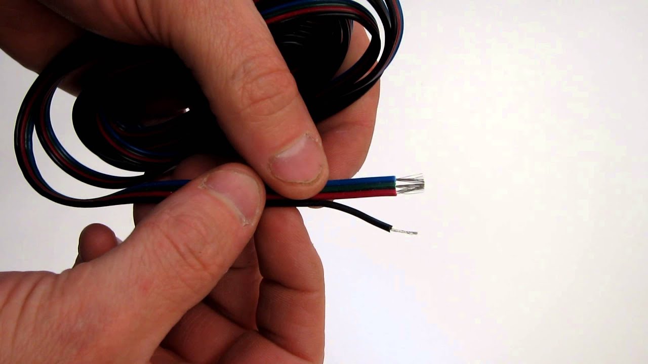 4 Conductor 20 AWG Extension Cable for RGB Basic / Dumb / Pixel / Smart ...