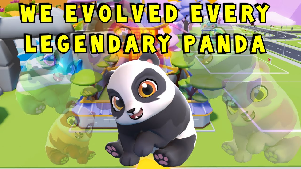 WE EVOLVED EVERY LEGENDARY PANDA in RoPETS - YouTube