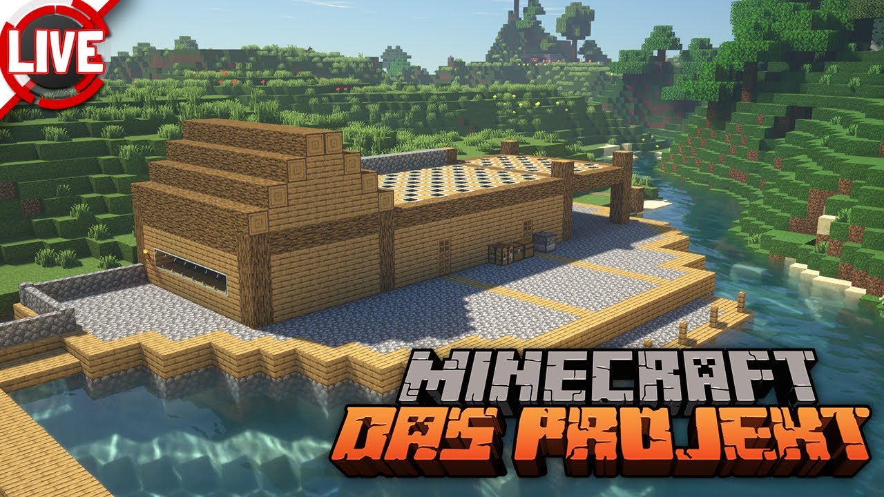 MINECRAFT Das Projekt - Wir bauen einen Hafen ⚓ - Minecraft Livestream ...