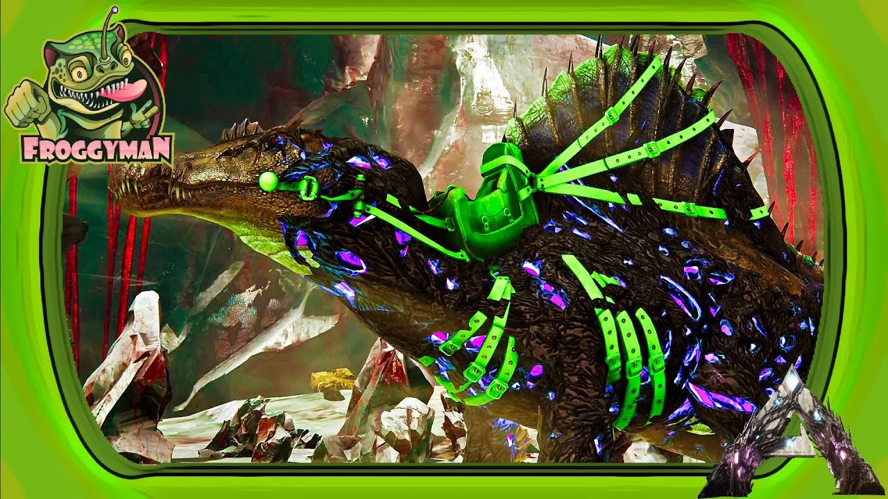 ARK: EXTINCTION : EP.25 CORRUPT SPINO TAMING AND BREEDING YAA MAN - YouTube