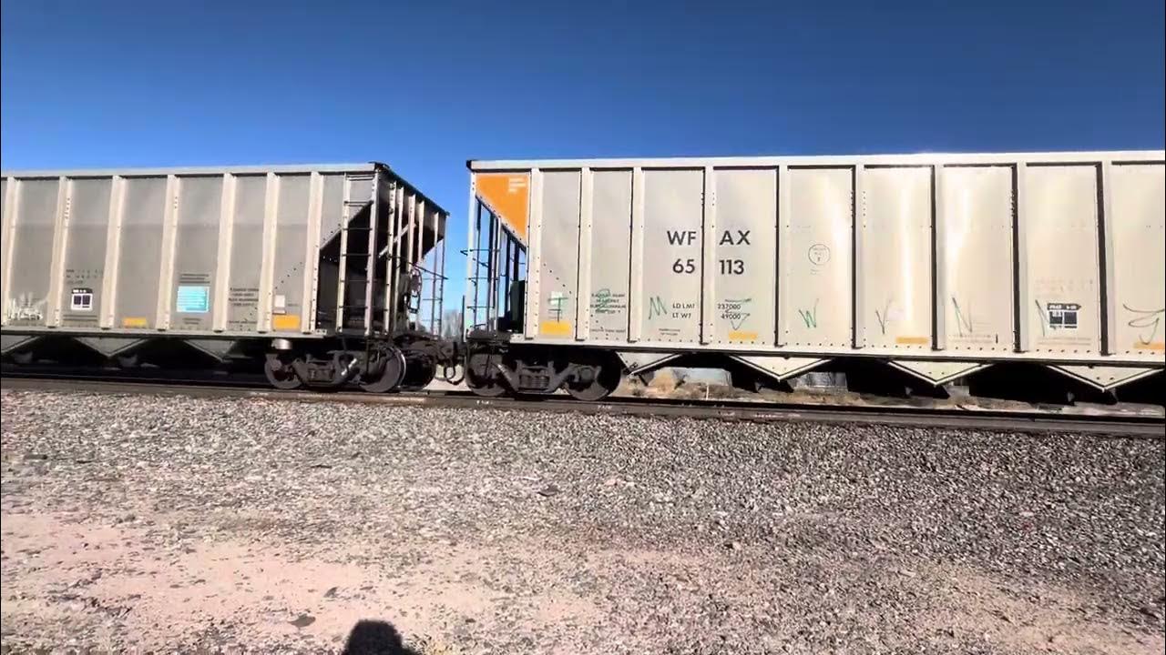 BNSF #6316 ES44AC Lead’s The SB С-ВТМНОН0-19A With Three DP & Double Duo MAC Unit 11/26/23 ...