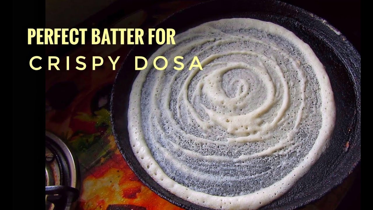 How To Prepare Dosa Batter With Perfect Proportion - YouTube