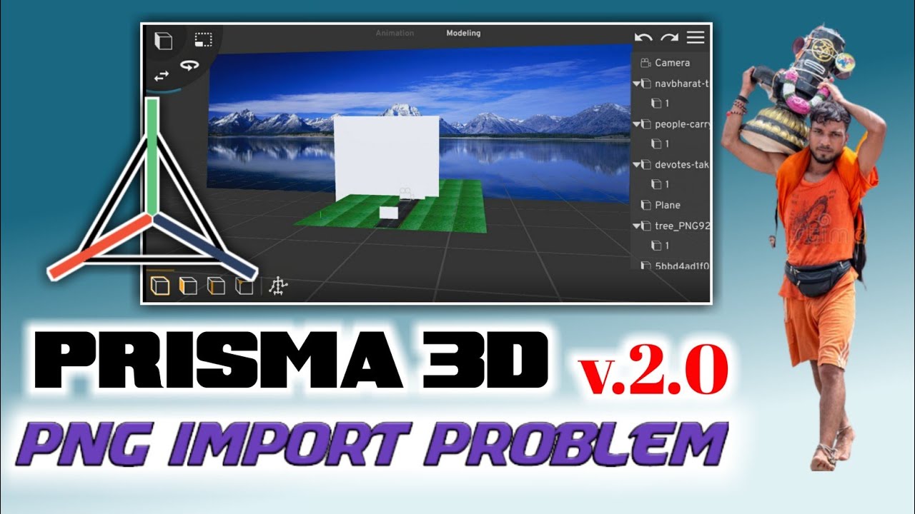 Prisma 3D PNG Import Problem || Prisma 3d 2.0 || Loka Edit || - YouTube