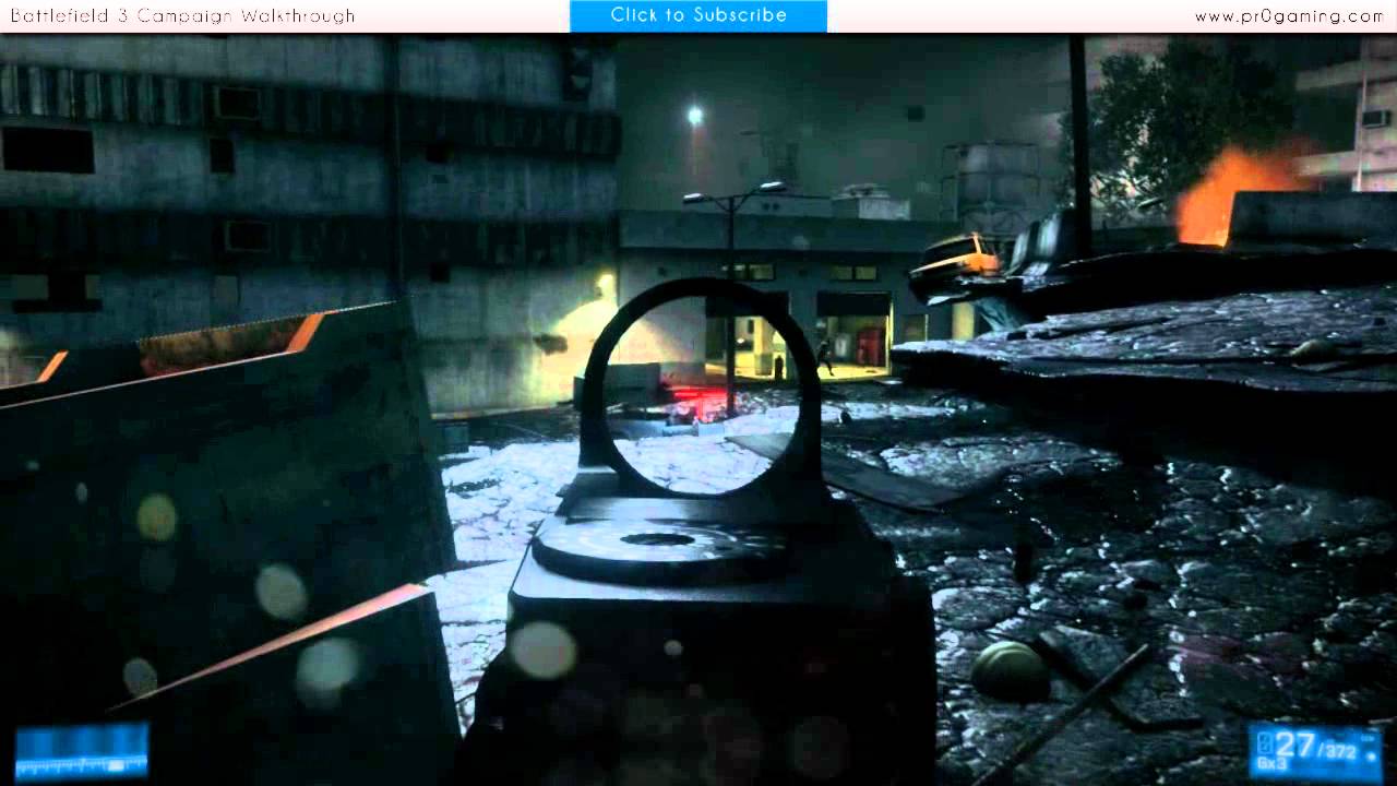 Battlefield 3 Campaign Walkthrough - Mission Uprising - YouTube