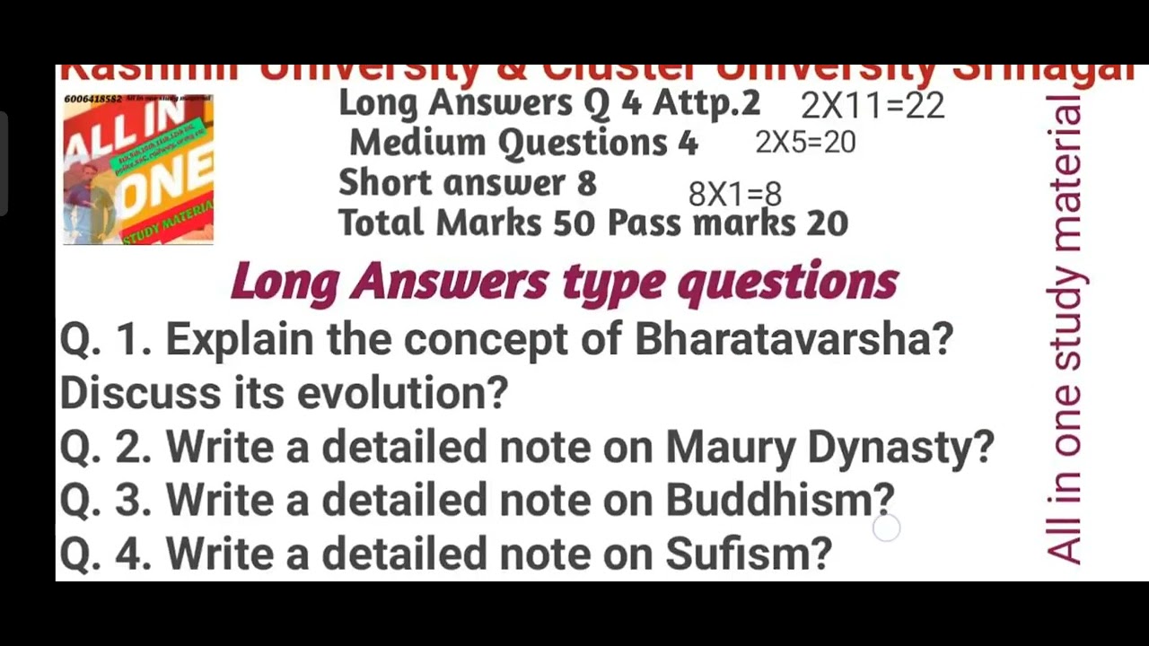 2nd Semester Understanding of Indian Guess Paper, Model Paper and Paper ...