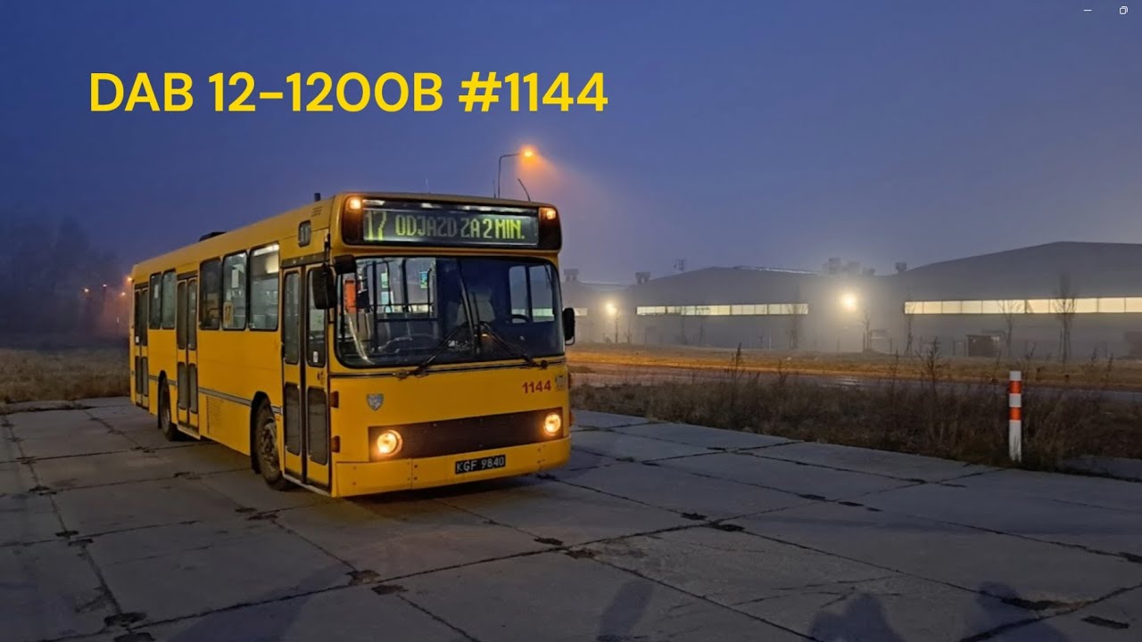 1995 DAB 12-1200B #1144 MZK Koszalin - YouTube