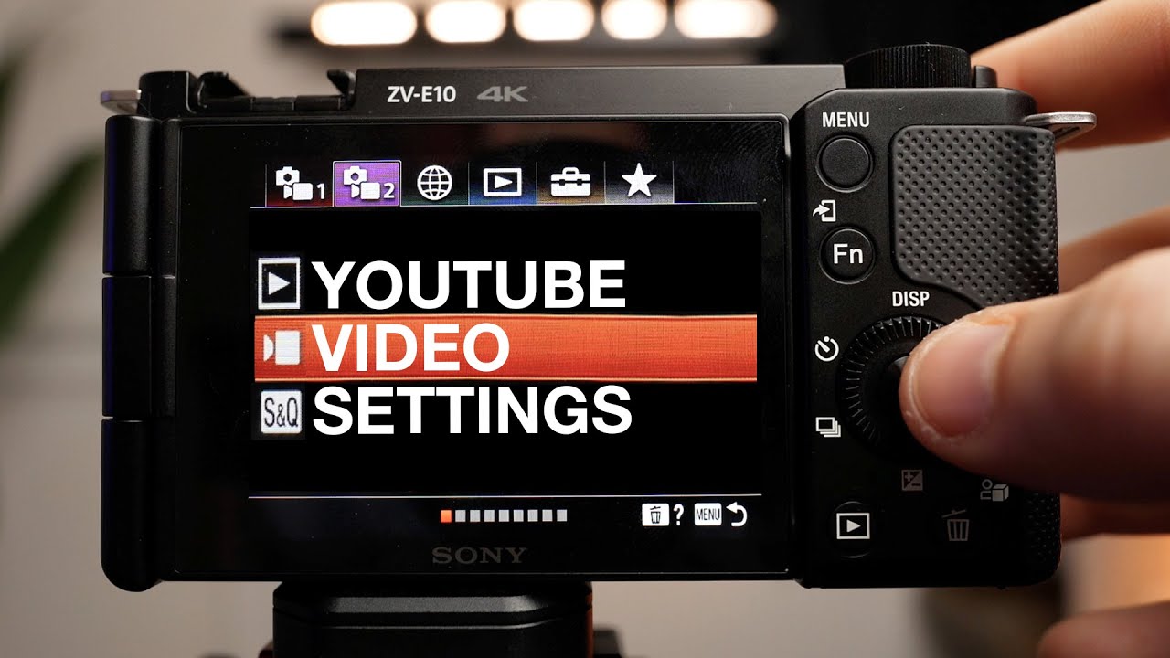 Sony ZVE10 Set Up Guide For YouTubers - YouTube