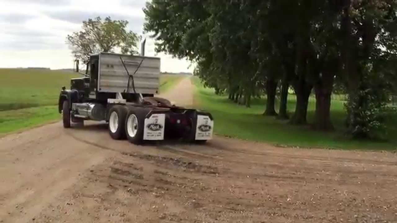 1980 Black Mack Superliner Gold Dog Roll By - YouTube