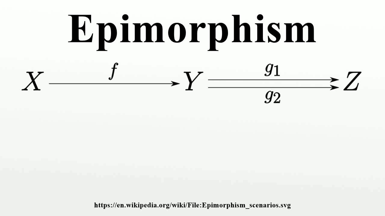 Epimorphism - YouTube