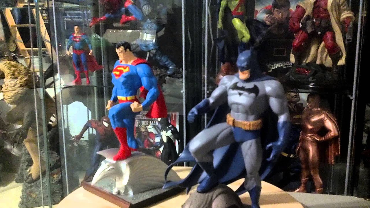 Jim Lee Superman Batman statue review by Dc Direct - YouTube