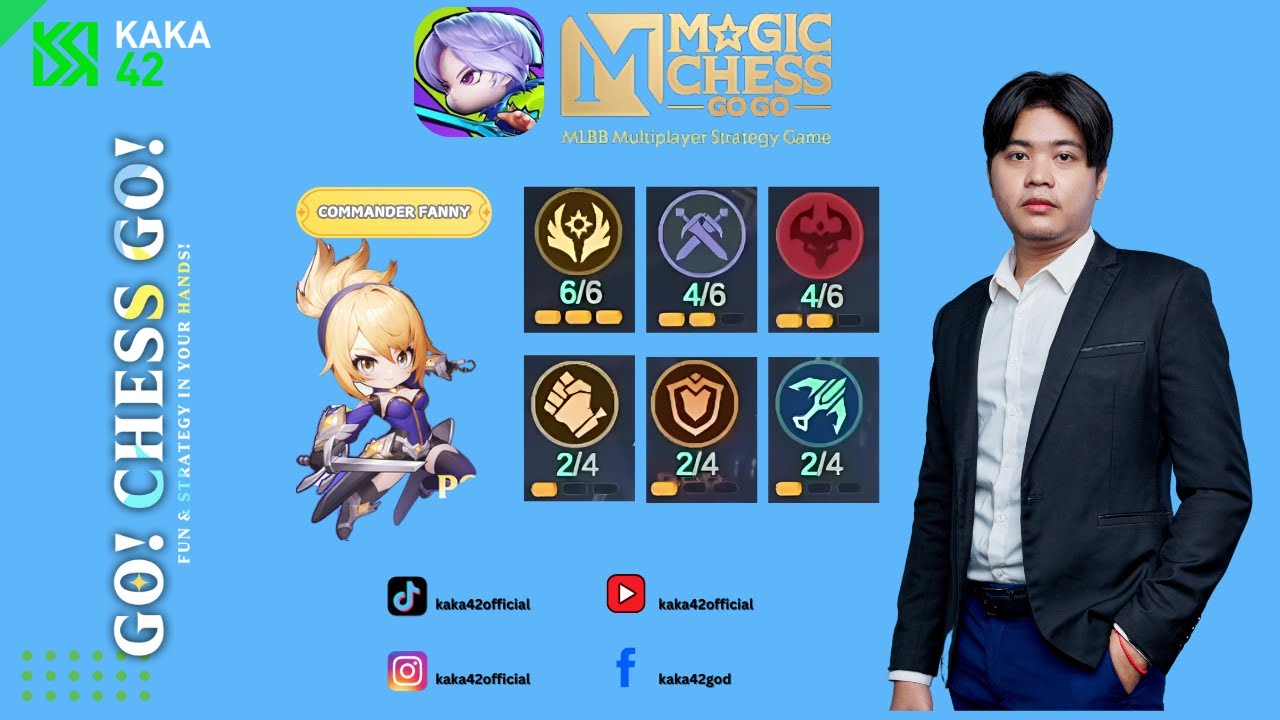 Magic Chess GoGo ! Commander Fanny with Moskov Attack Speed - YouTube