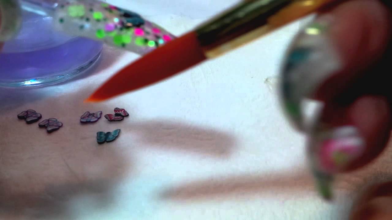 Request Video Of How I Encapsulate Fimo Slices into my Acrylic Nails ...