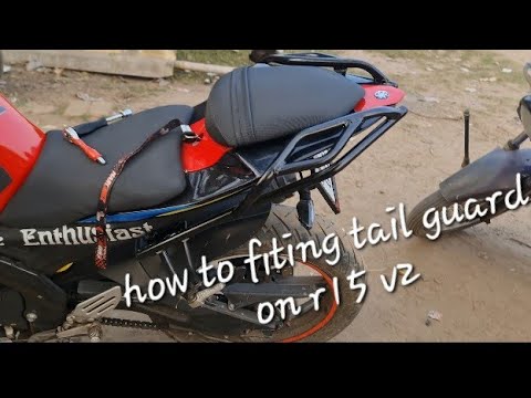 yamaha r15 v4 tail guard instalation on r15 v2 - YouTube